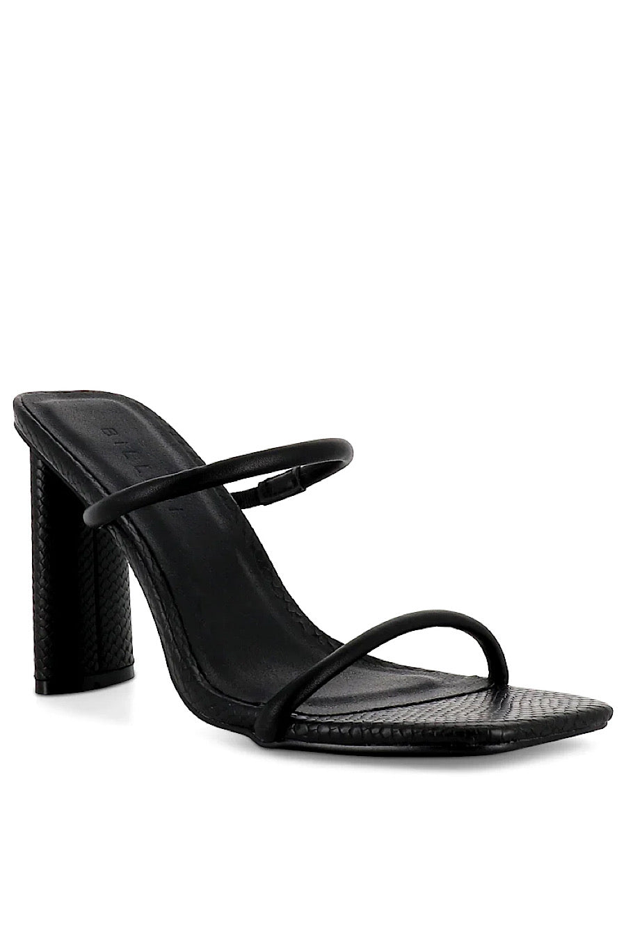 Billini Johanna Heel- Black Scale | Style Hutt Studio